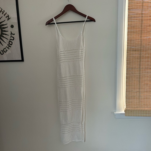 SHEIN | Swim | Shein Beach Cover Up Maxi Crochet Dress | Poshmark